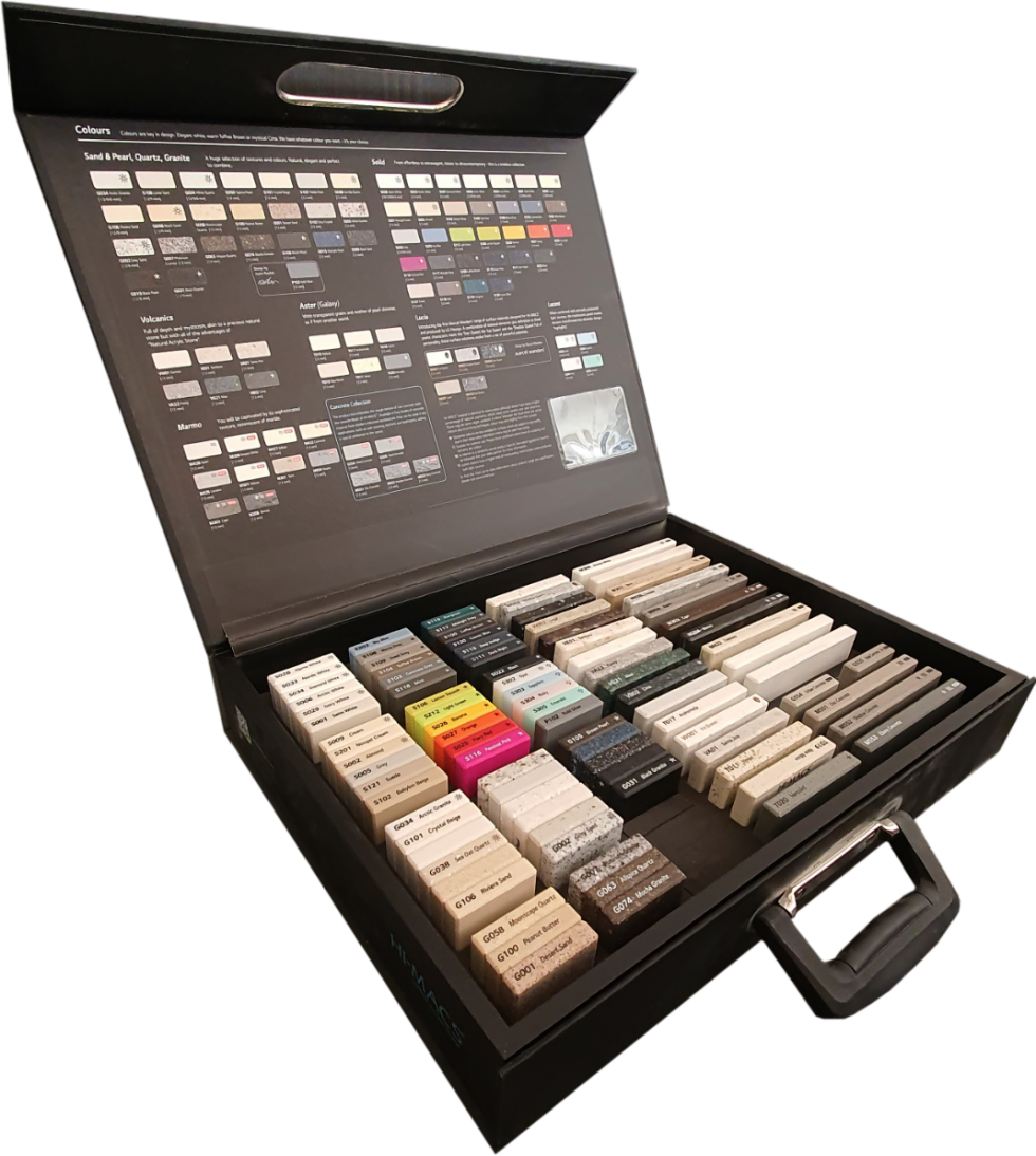 Solid Surface Products - DuPont Corian, Samsung Staron, Hanwha Hanex, LG HI MACS available at ...